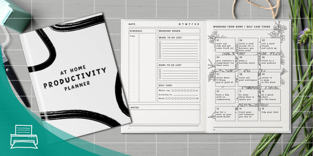* NEW * Texture | At Home Productivity Planner