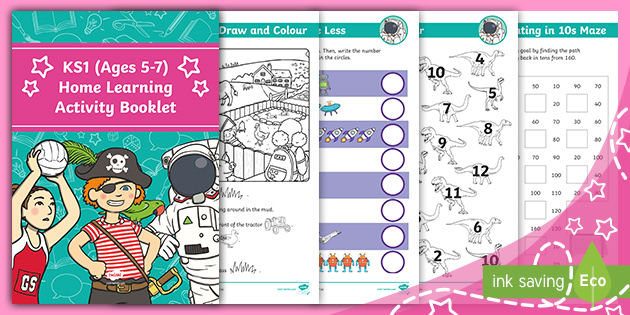 KS1 (Ages 5-7) Home Learning Activity Booklet