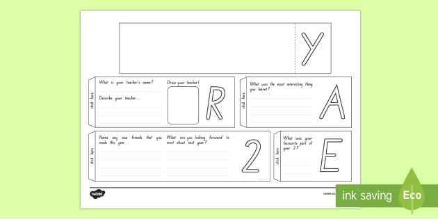 Year 2 Write Up Booklet