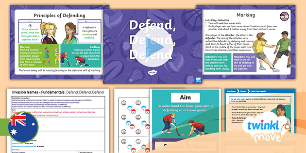 Defending | Invasion Games | Lesson Pack | Twinkl