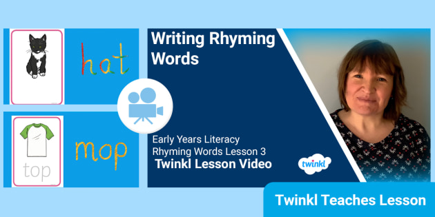 Rhyming Words Video Lesson 3 | Early Years Literacy Tutorial