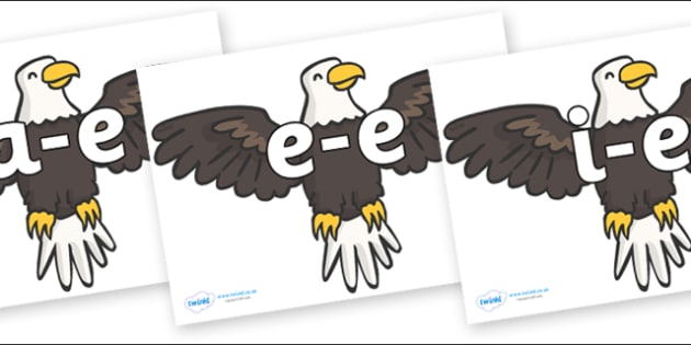 FREE! - Modifying E Letters on Eagles (teacher made)