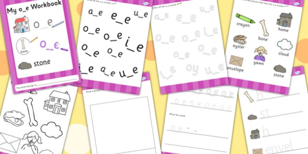 Phase 5 o_e Grapheme Workbook (teacher made)