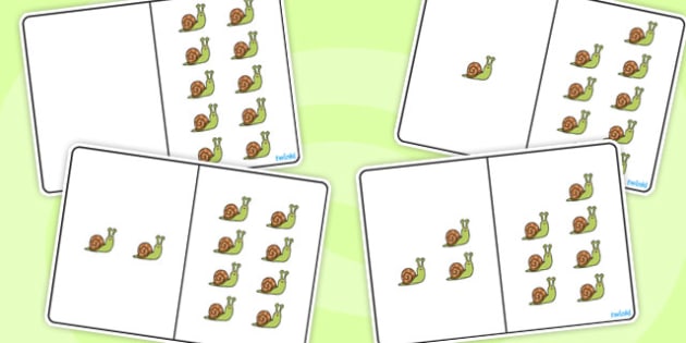 Snail Counting Number Bonds to 10 (teacher made)