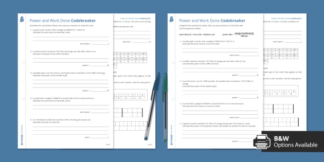 Power Worksheets | twinkl.ca