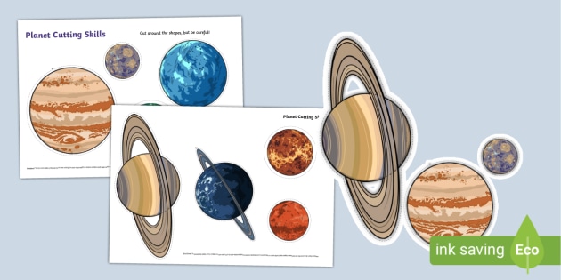 Grade Planets Cut Out