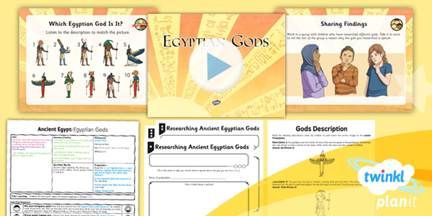 History: Ancient Egypt: Egyptian Gods LKS2 Lesson Pack 6
