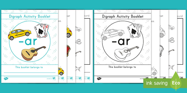 -ar Digraph Activity Booklet (teacher made)
