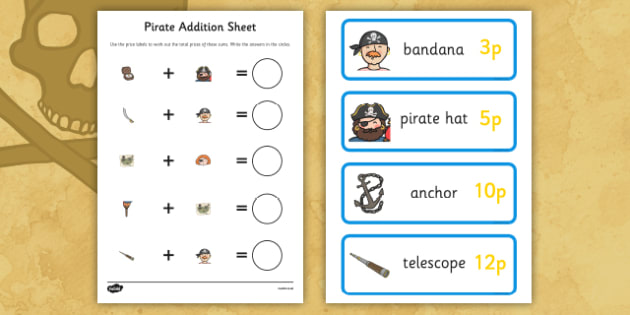 Pirate Additions | twinkl.com.au