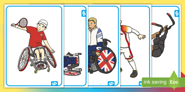Editable Paralympics Images