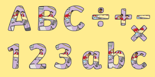 School Council-Themed Display Lettering