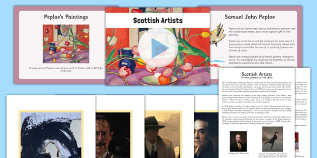 Scottish Artists Resource Pack (teacher made)