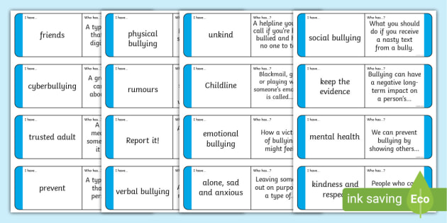 Anti-Bullying Scenario Cards Game | Resources | Twinkl Life