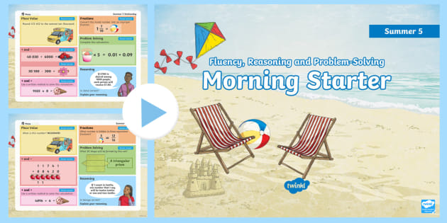 Year 5 Maths Summer Morning Starter PowerPoint 5
