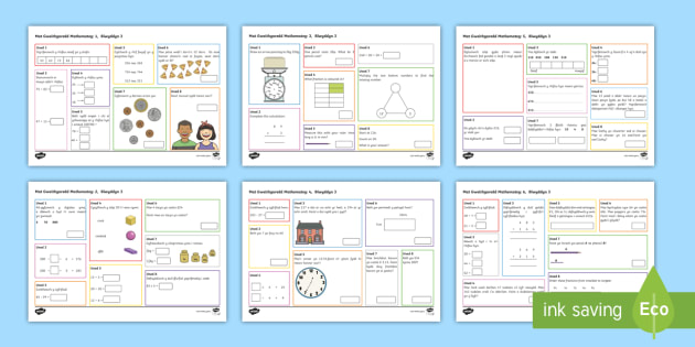 Matiau Gweithgaredd Mathemateg yr Hydref, Blwyddyn 3