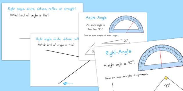 Types of Angles Display Posters