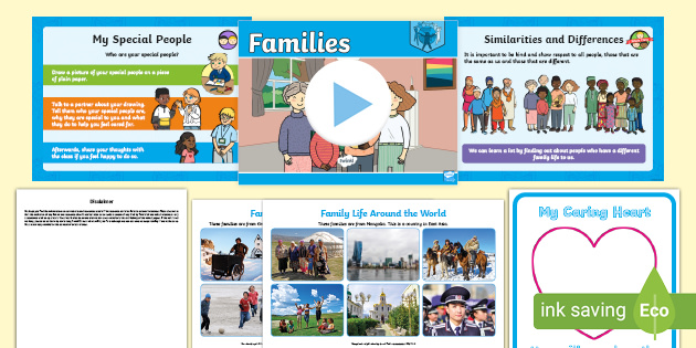 KS1 One World Families Lesson Pack - PSHE and Citizenship
