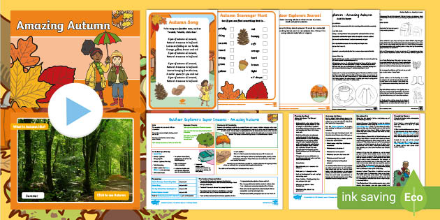 Outdoor Explorers KS1 Autumn Lesson 1 Amazing Autumn