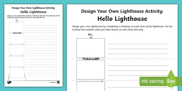 Design Your Own Lighthouse Activity for Hello Lighthouse