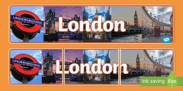 London Photo Display Banner (teacher made)