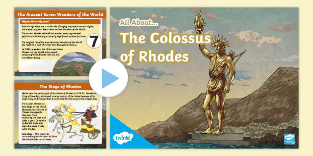 KS2 All About The Colossus of Rhodes PPT (teacher made)