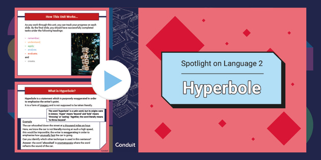 Hyperboles | twinkl.com.au
