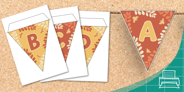 Alphabet Display Bunting | Wellbeing Classroom