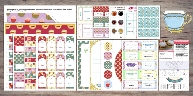 Afternoon Tea Party Pack | Twinkl Party (teacher made)