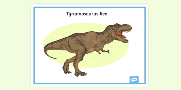 Dinosaur Poster Display T-Rex | Primary Resources