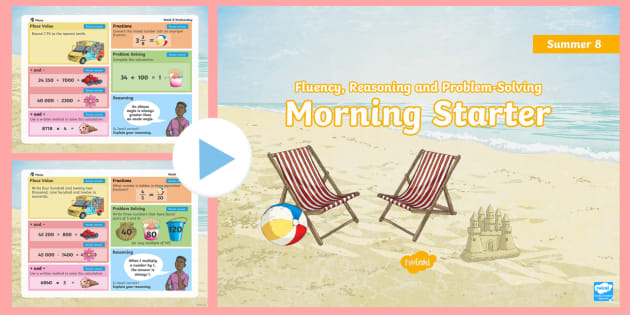 Year 5 Maths Summer Morning Starter PowerPoint 8