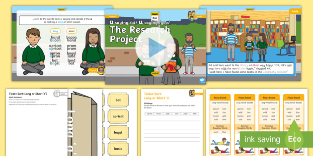 Long Vowel Sounds Level 5 Week 9 Lesson 1 Presentation and Activity Pack