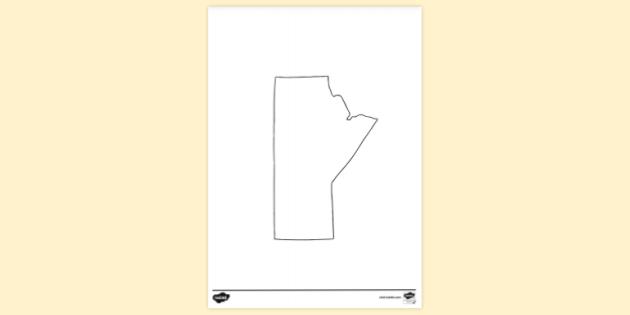 FREE! - Manitoba Canada Colouring Sheet | Colouring Sheets