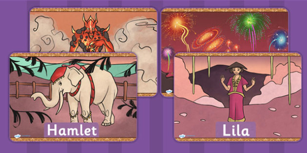 The Firework Makers Daughter Display Posters (teacher made)