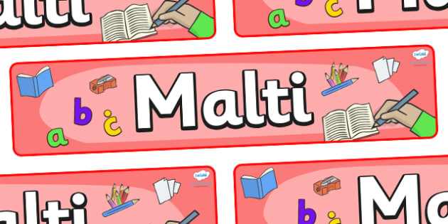 👉 Malti Display Banner | Lingwa - Riżorsi tal- Primarja