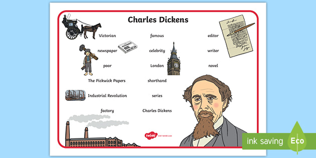 Charles Dickens Word Mat