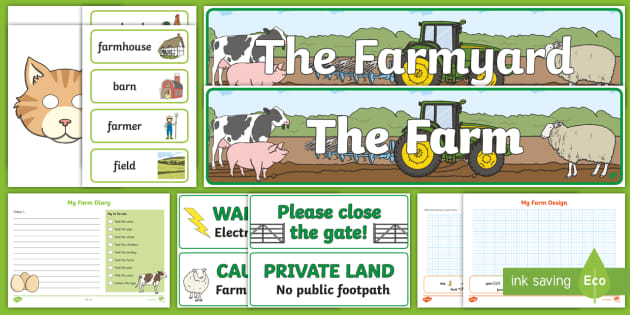 Farm Role Play Pack - ESL Farm Role Play
