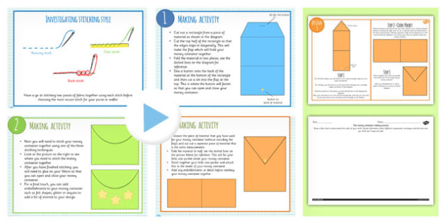 Money Containers Planning and Making Pack (teacher made)