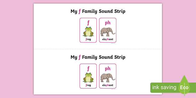 My f Family Sound Strip (teacher made)