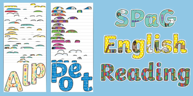 KS1 English Display Lettering Resource Pack (teacher made)