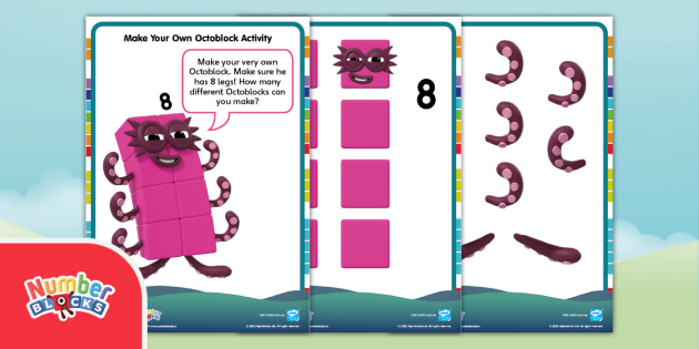 Numberblocks: Make Your Own Octoblock Activity