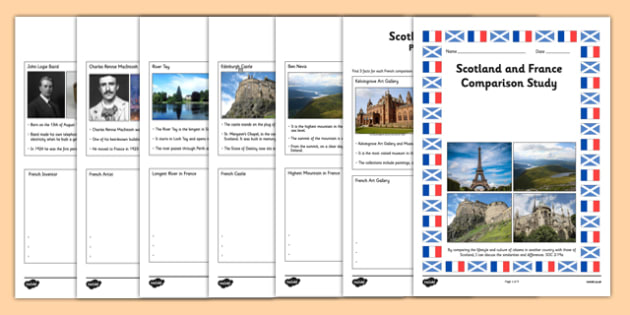 Scotland and France Comparison Study | Primary Resources