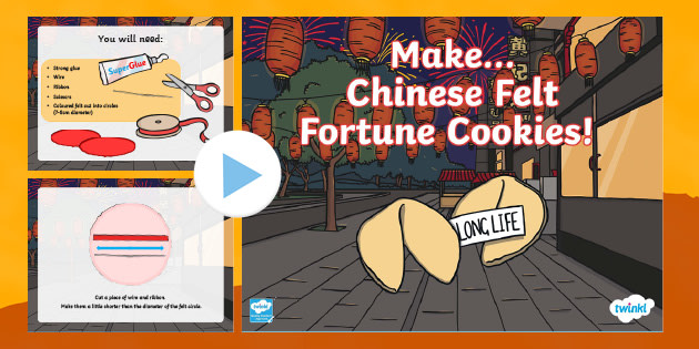 Chinese New Year Fortune Cookies Activity Instructions PowerPoint