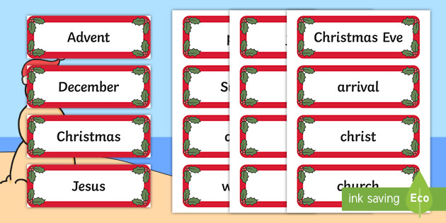 Advent Word Wall (Teacher-Made)