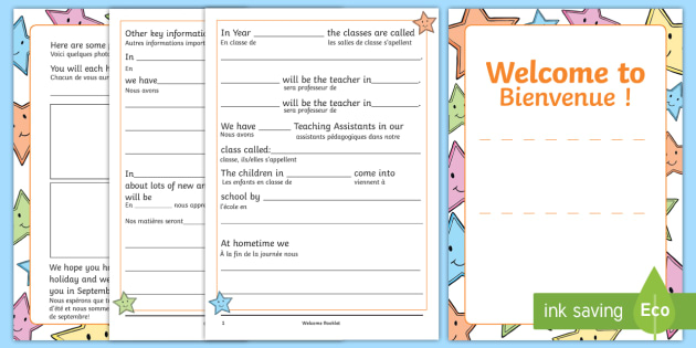 Welcome for children Booklet English/French - Welcome Booklet for Children