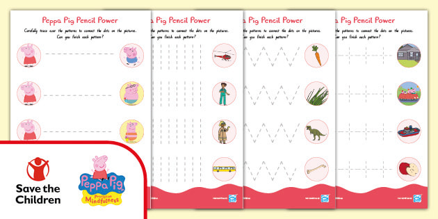 FREE! - A Month of Mindfulness with Peppa: Peppa Pig Pencil Power
