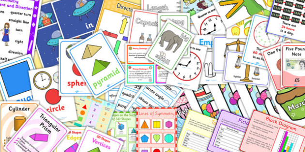 KS1 Maths Measurement and Geometry - Properties of Shape Display Pack ...