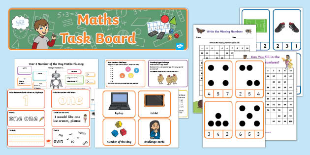 👉 Maths Task Display Pack