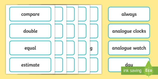 Year 2 2014 National Curriculum Measurement Vocabulary Cards - measure