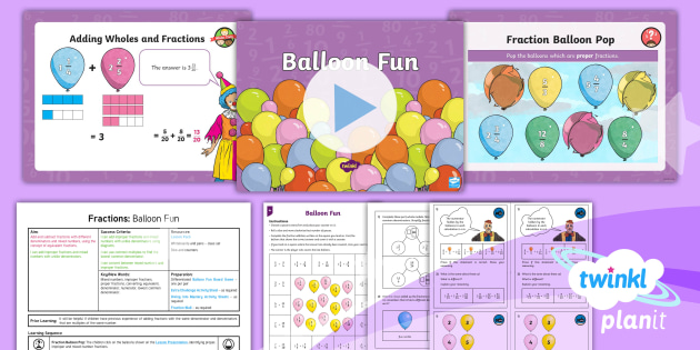 New Add Improper And Mixed Number Fractions Lesson Pack