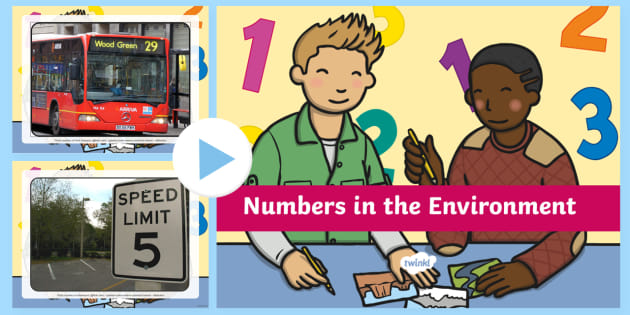 Numbers in the Environment - Photo PowerPoint (teacher made)